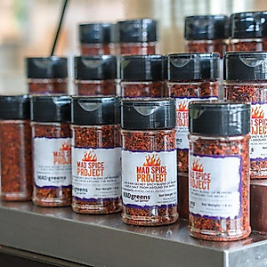 MAD Greens MAD Spice Salad Seasoning, Secret Spice Blend with Peppers, Chilies, Sea Salt, and Chocolate Extract, Blended in the USA, No Sugar Added, 2 pack - 1.8 oz each