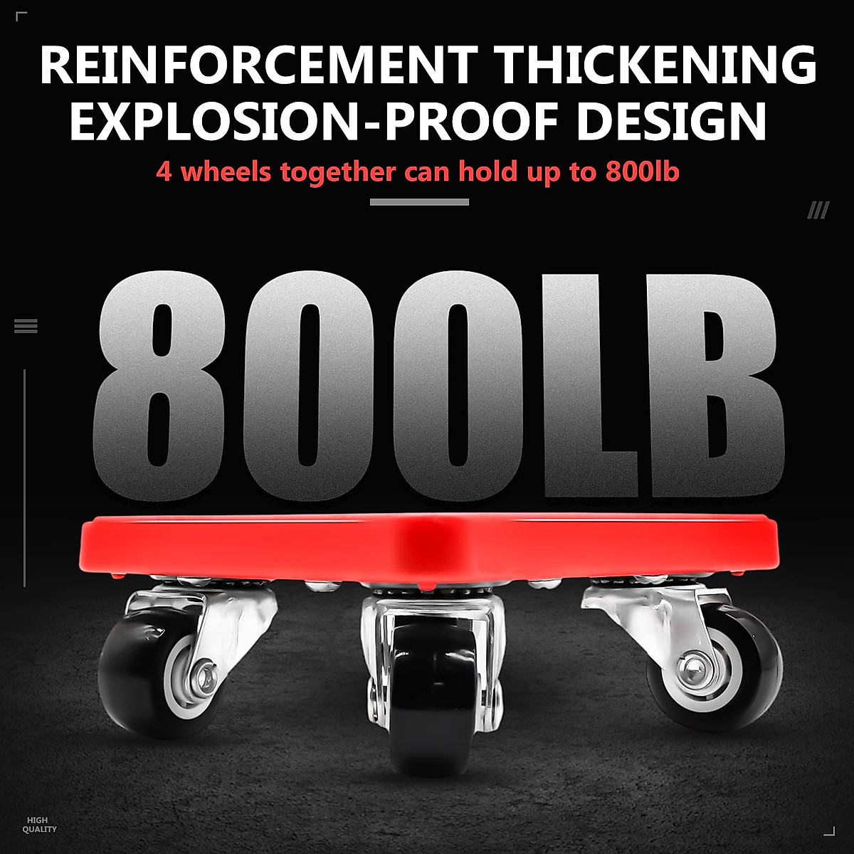 Furniture Dolly,Furniture Lifters for Heavy Furniture,Furniture Dolly with 4 Wheels Heavy Duty, 800 LB Load Capacity.Mobile Trolleys with Casters, Used to Push Furniture, Electrical Appliances