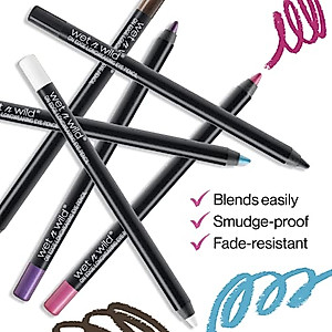 wet n wild Eyeliner Pencil On Edge Longwearing Eye Liner, Long Lasting, Smudge Proof, Fade Resistant, Highly Pigmented, Creamy Smooth Soft Gliding, Shock Therapy, Pink