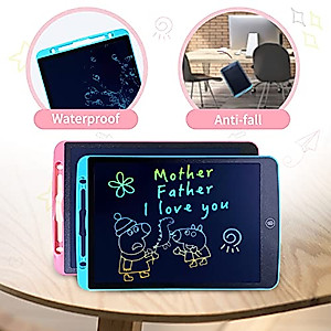 LCD Writing Tablet for Kids 12 Inch, SAnmay Colorful Drawing Tablet Erasable Electronic Doodle Board for Toddlers, Educational Toys Gifts for 3 4 5 6 7 8 Year Old Boys Girls, Pink