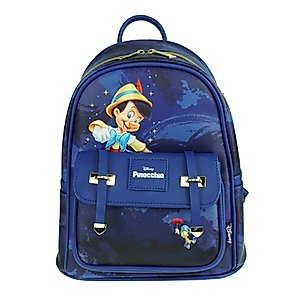 KBNL Pinocchio 11inch Vegan Leather Mini Backpack - A21832,Multicoloured,Medium