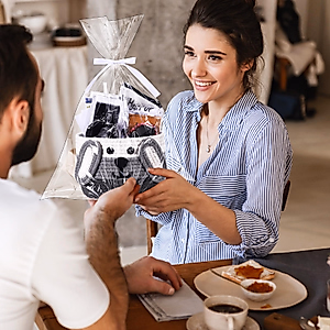 Zopeal 7 Pcs Dog Mom Dog Lover Gifts for Women Puppy Gift Basket with 16 oz 4 in 1 Tumbler Socks Makeup Bag Natural Stone Paw Bracelets Ink Pad Keychain for Mother's Day Birthday Party Gifts