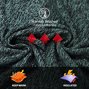 Soneven Thermal Fleece Lined Shirt Women Athletic Shirt Women Compression V Neck Shirts Long Sleeve Yoga Running T Shirt Golf Shirts