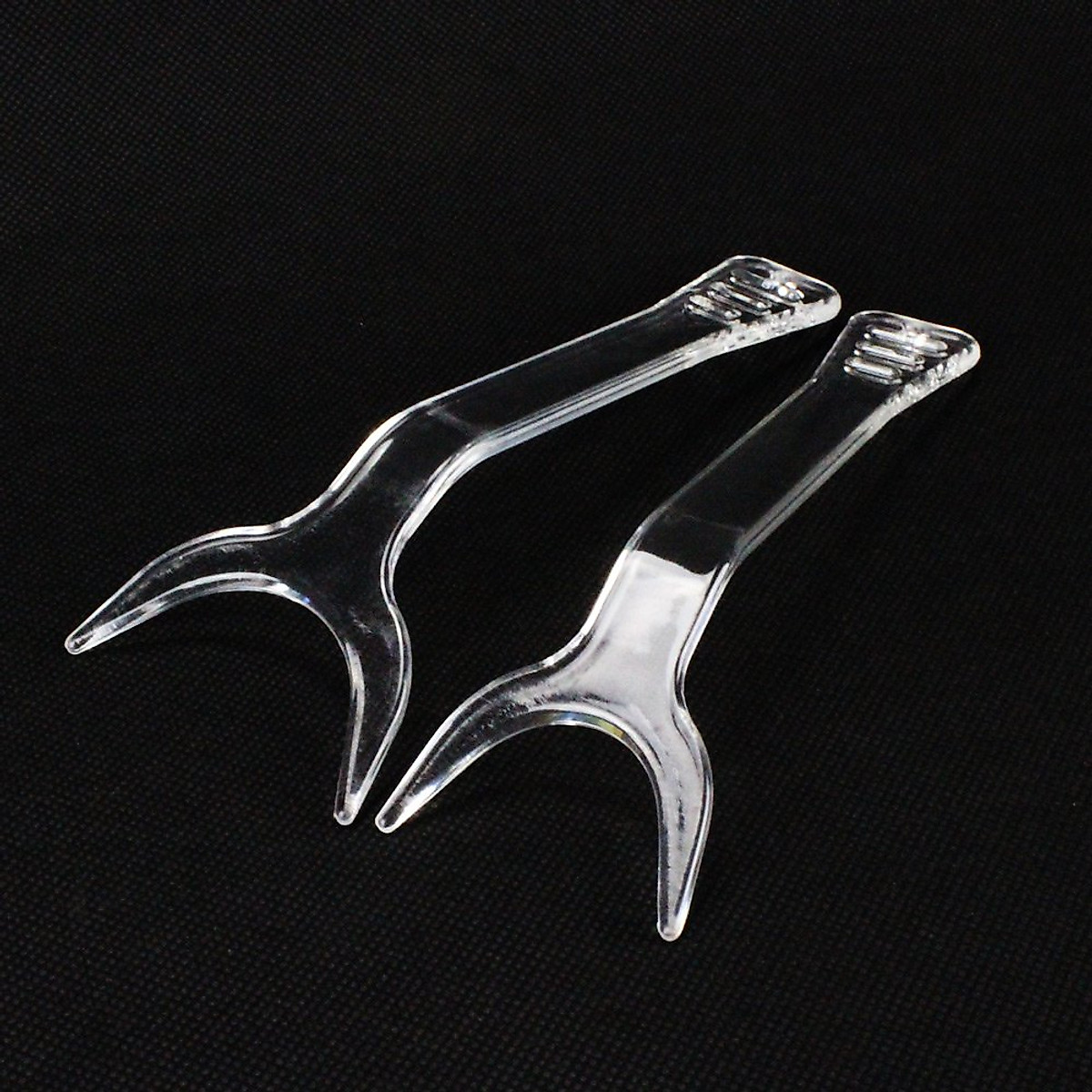 2 Dental Orthodontic Clear Teeth Intraoral Occlusal Photos Mouth Lip Retractor Photography Opener Large + Small Size