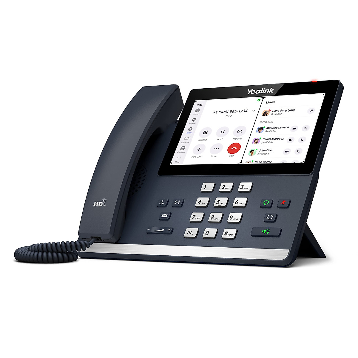 Yealink MP56-Zoom IP Phone - Corded - Corded - Bluetooth, Wi-Fi - Desktop - Classic Gray