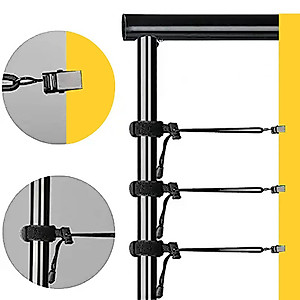 LYLYCTY Yellow Non-Woven Fabric Backdrop 10x8ft Solid Color Photography Background Studio Photo Props with 4X Spring Clamps,6X Clips