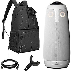 Owl Labs Meeting Owl Pro Premium Pack - 360 Degree, 1080p Smart Video Conference Camera, Microphone, and Speaker (Includes Accessories and Warranty)