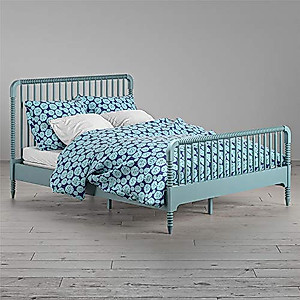 Little Seeds Rowan Valley Linden Kids’ Full Size Teal Bedframe Platform,