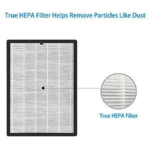 BKJ-33 Replacement Filter Compatible with COLZER BKJ-33 Air Purifier, 3 in 1, H13 True HEPA with High efficiency Activated Carbon and Pre-Filter
