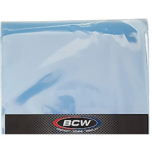 BCW Life Magazine Bags -1 Pack of 100 | Crystal Clear Polypropylene | Acid-Free Archival Quality | Protect and Store Collectible Life Magazines | Exterior 11 1/8 x 14 1/4