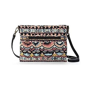 Sakroots Camden Small Crossbody Bag (Taupe One World)