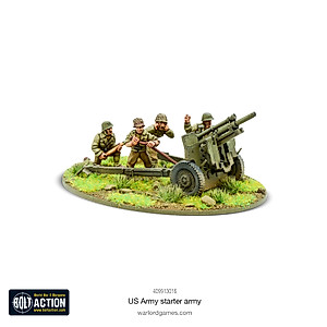 WarLord Bolt Action US Army Starter Army 1:56 WWII Military Wargaming Plastic Model Kit, Small
