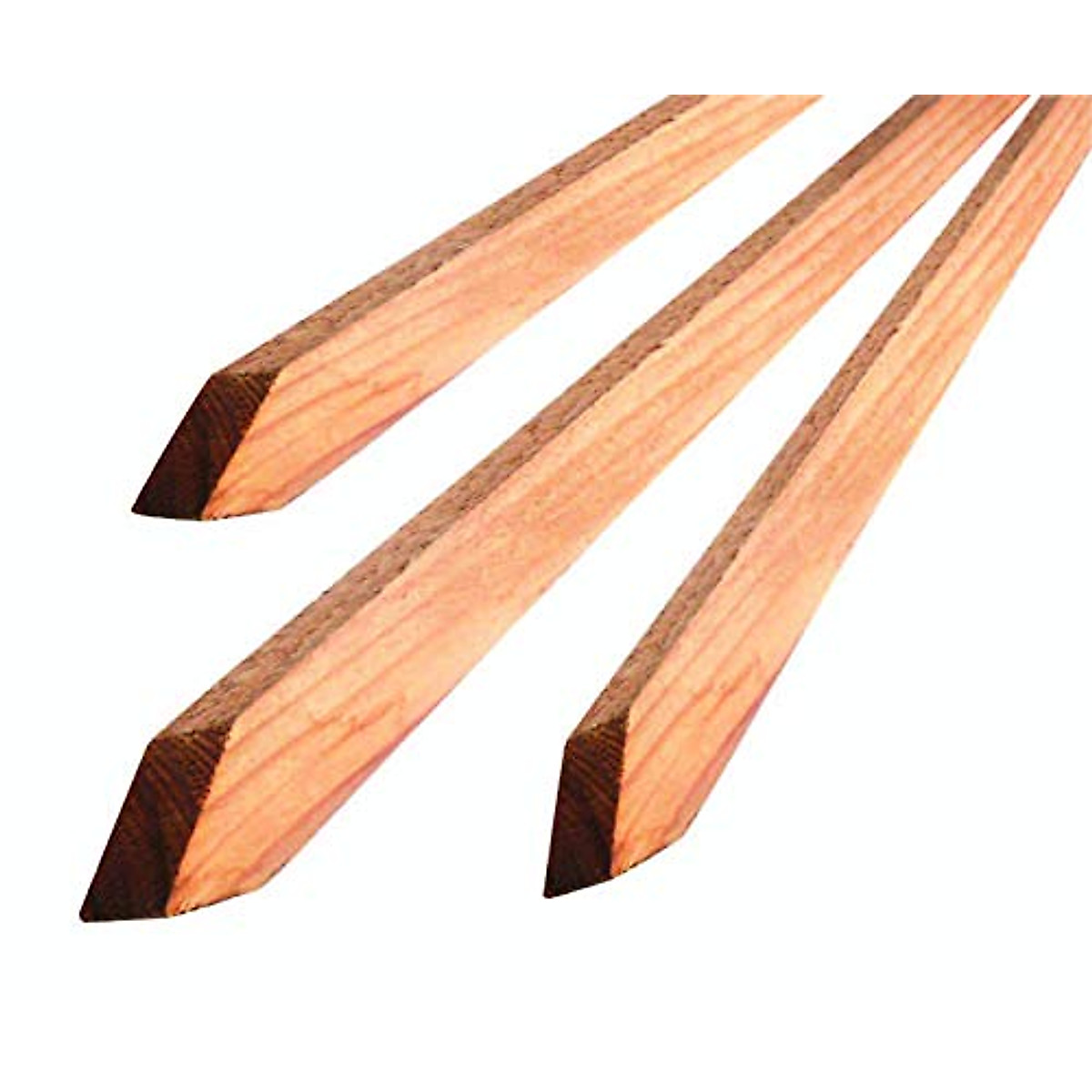 Bond Manufacturing Co 94006 4ft x 3/4in Packaged Hardwood Stakes, 0.75" x 0.75" x 4', Natural