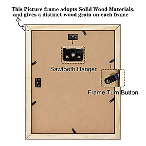 Frametory, 11x14 Picture Frame, Solid Wood, Black Molding, Set of 1, Display 8x10 with Mat or 11x14 Without Mat - Tempered Glass Front, Wall Gallery Frame (Black, 1 Pack)