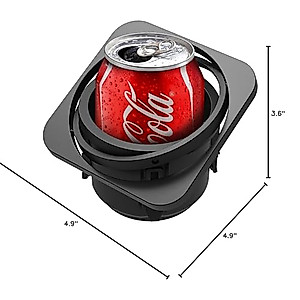 Couch Console Original Cup Holder Module Adjustable Anti-Spill Drink Holder with Non-Slip Base for Car, Boat, and Home Use