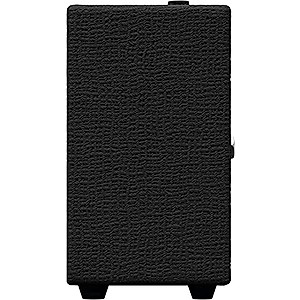 Orange Crush Amp Black Mini 3W Analogue Combo Battery Powered Amp Bundle with AC Power Adapter, 9V Battery & Polishing Cloth - Electric Bass Guitar Amp, Portable Practice Amp, Mini Speaker Amplifier