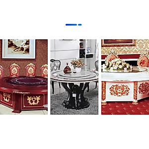 Swivel Turntable Lazy Susan Heavy Duty Aluminium Alloy Rotating Bearing Turntable Round Dining Table Smooth Swivel Plate for Kaleidoscopes Tabletop Serving Trade Show Displays(4 inch)