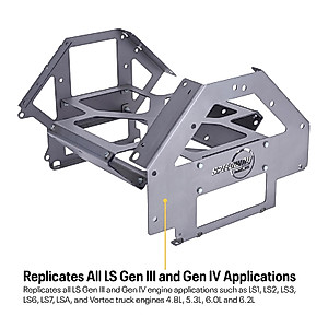 SoloSwap™ Chevy LS Mock Up Engine Swap Short-Block, No Head, Includes Hardware for Easy Assembly, 18 Pounds and Accepts Stock or Aftermarket LS Cylinder Heads
