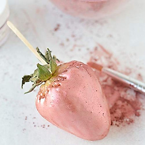 BAKELL Edible Luster Dust & Paint | Rose Gold LUSTER DUST Edible Powder | KOSHER Certified | Halal Certified Paint, Powder & Dust | 100% Edible & Food Grade| Cakes, Vegan Paint & Dust (Rose Gold)