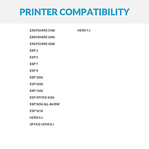 Speedy Inks Compatible Ink Cartridge Replacement for Kodak #10B & Kodak #10C (5 Black, 3 Color, 8-Pack) Compatible with Kodak ESP 3 3250 5 5210 5250 7 7250 9 9250 Office 6150 Hero 6.1 7