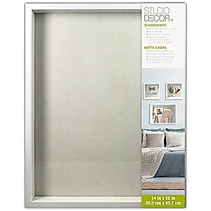 Michaels Bulk 9 Pack: White Flat 14”; x 18”; Shadow Box by Studio Décor®
