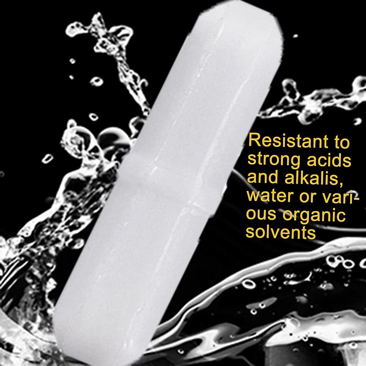 Magnetic Stirrer Stir Bars, Diameter 0.32" (8 mm), Length 1.2" (30 mm), 5 Pieces