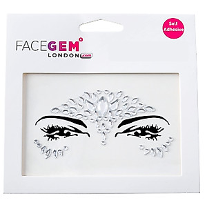 32 PCS Face Gems (RANDOM DESIGNS) Self- Adhesive Glitter Jewel Tattoo Sticker Festival Gems Rave Party Body Make Up C2ZAKMIX-A