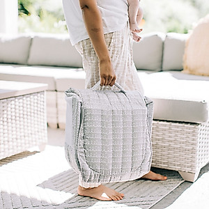 Baby Delight Snuggle Nest Portable Infant Lounger, Unique Patented Design, Grey Scribbles