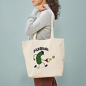 CafePress Pickleball Pickle Art Tote Bag Canvas Tote Shopping Bag