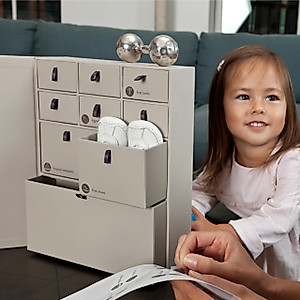 Savor | Personalized Deluxe Baby Keepsake Box | Fabric Bound Acid-Free Modern Gender-Neutral Newborn Keepsake and Memory Organizer with Labels |for Pregnancy, Mother’s Day, Baby Shower, New Baby