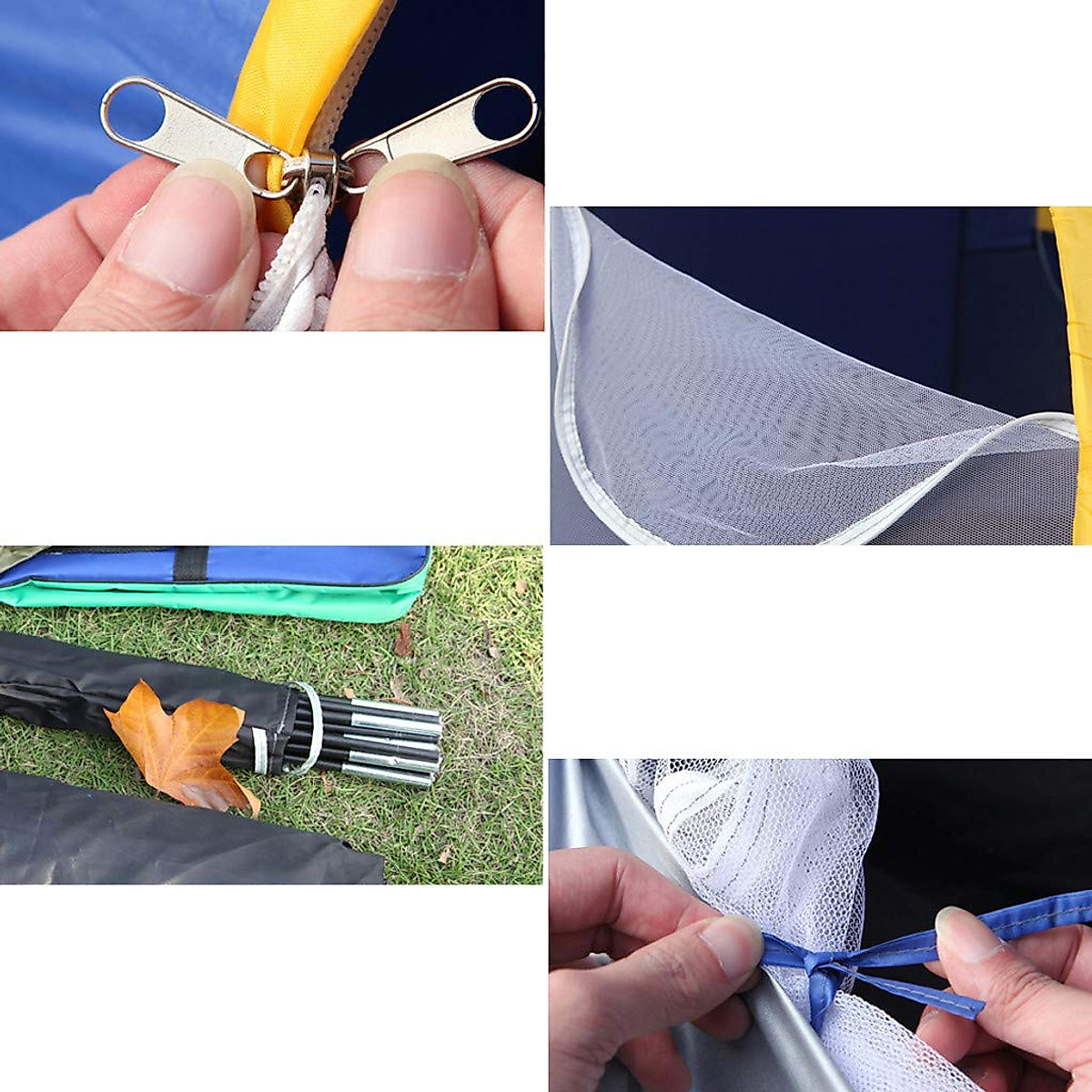 Toxz Tent for Camping 3-4 Person Lightweight Backpacking Outdoor Tent with Carrying Bag,Waterproof Ventilation Anti-UV,Easy Setup(Ship from US!)