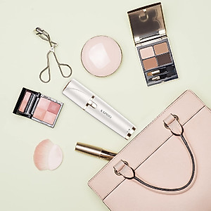 Kaphio Women's Facial Hair Removal, Painless Hair Remover, Reusable Electric Shaver, White, Lithium-Ion Battery, 1 Hour, Simple/Minimalist Style