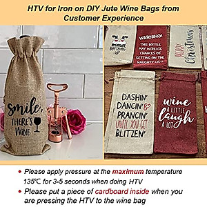 Shintop 10pcs Jute Wine Bags, 14 x 6 1/4 inches Hessian Wine Bottle Gift Bags with Drawstring (Brown)