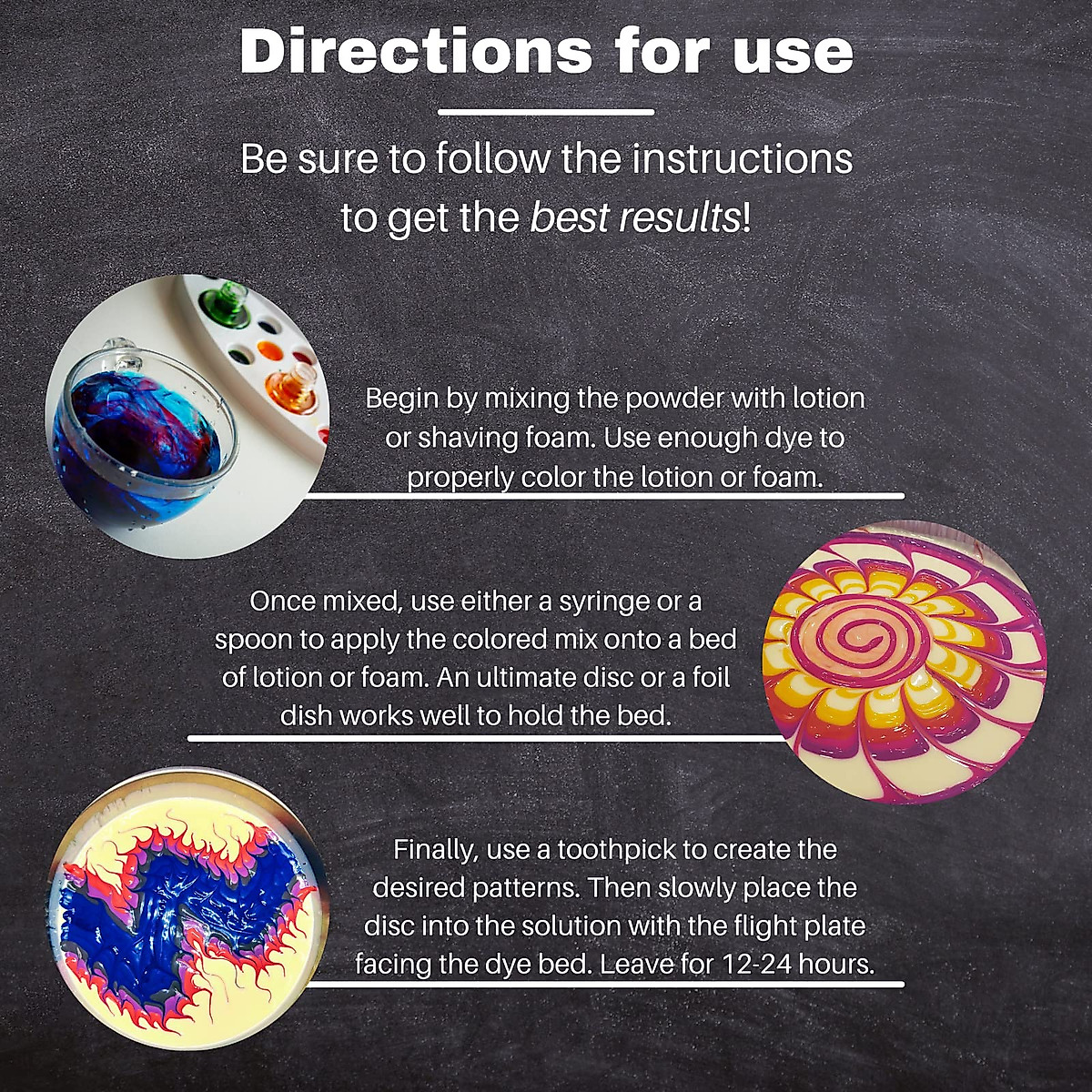 PRO Chemical Disc Golf Dye Starter Kit | Personalize Your Discs However You Want | Perfect for Beginners to Disc Dyeing | Stand Out from The Crowd | Pro Chem Disc Golf Dye Powder | 6