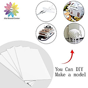 Mat Board Center, Pack of 50 Foam Core Backing Boards, Mounting Board (11x14 - Foam Board, White)