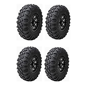 Four (4) or Five (5) Tusk MEGABITE Heavy Duty 8-Ply Off-road Radial UTV Tires- 27x9-12 27x11-12 (Set of 4 Tires)