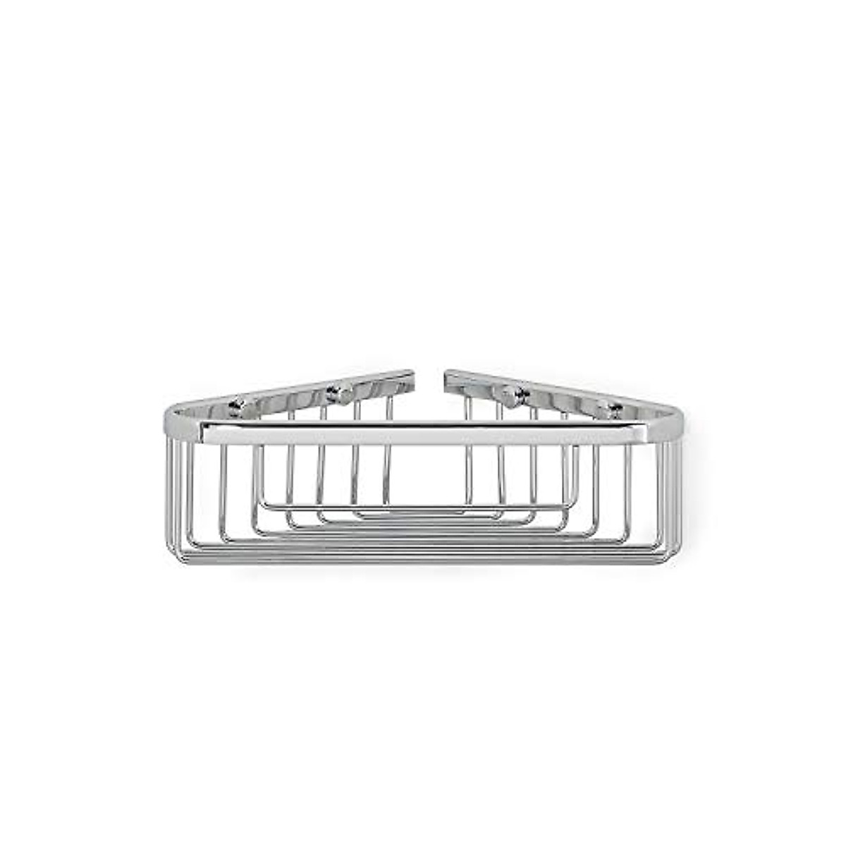 Better Living Products 11251 Bath Boutique Traditional 10-Inch Corner Basket, Chrome