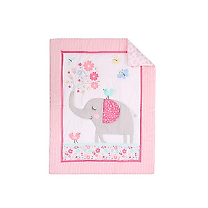 DMZVEIDA The Latest 3-Piece Set of Crib Products Baby Bedding Set:Baby Comforter Baby Quilt,Baby Fitted Sheet,Baby Pillowcase,Soft Skin Friendly Cotton Fabric,for Girls Boys.(352)