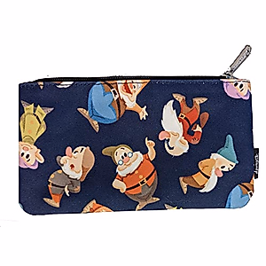 Loungefly Disney Seven Dwarves Allover Print Cosmetic Pouch