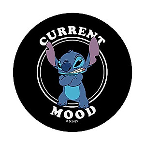 Disney Lilo and Stitch Angry Stitch Current Mood PopSockets PopGrip: Swappable Grip for Phones & Tablets