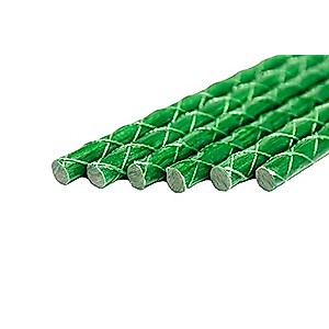 Eco-Friendly 2-FT Fiberglass Garden Stakes, Tomato Stakes, Plant Stakes (Pack of 20), 0.25-Inch Dia