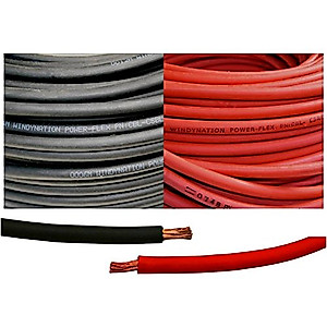 4 Gauge 4 AWG 100 Feet Red + 100 Feet Black (200 Feet Total) Welding Battery Pure Copper Flexible Cable Wire - Car, Inverter, RV, Solar by WindyNation