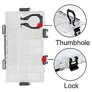 Transon Paint Storage Palette Box 24 Wells Airtight Stay Wet for Watercolor, Gouache, Acrylic and Oil Paint