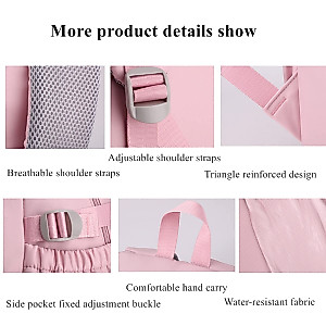 Solid Backpack for Girls Elementary Students Bookbag Primary Schoolbag Knapsack for Kids