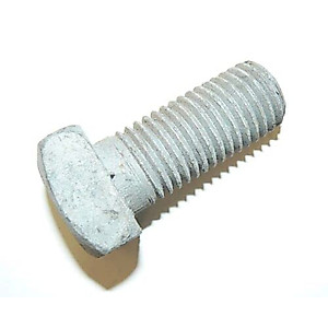 7/8"-9 x 2" Long Galv. Square Head Machine Bolts - (15 Pcs.) HQ