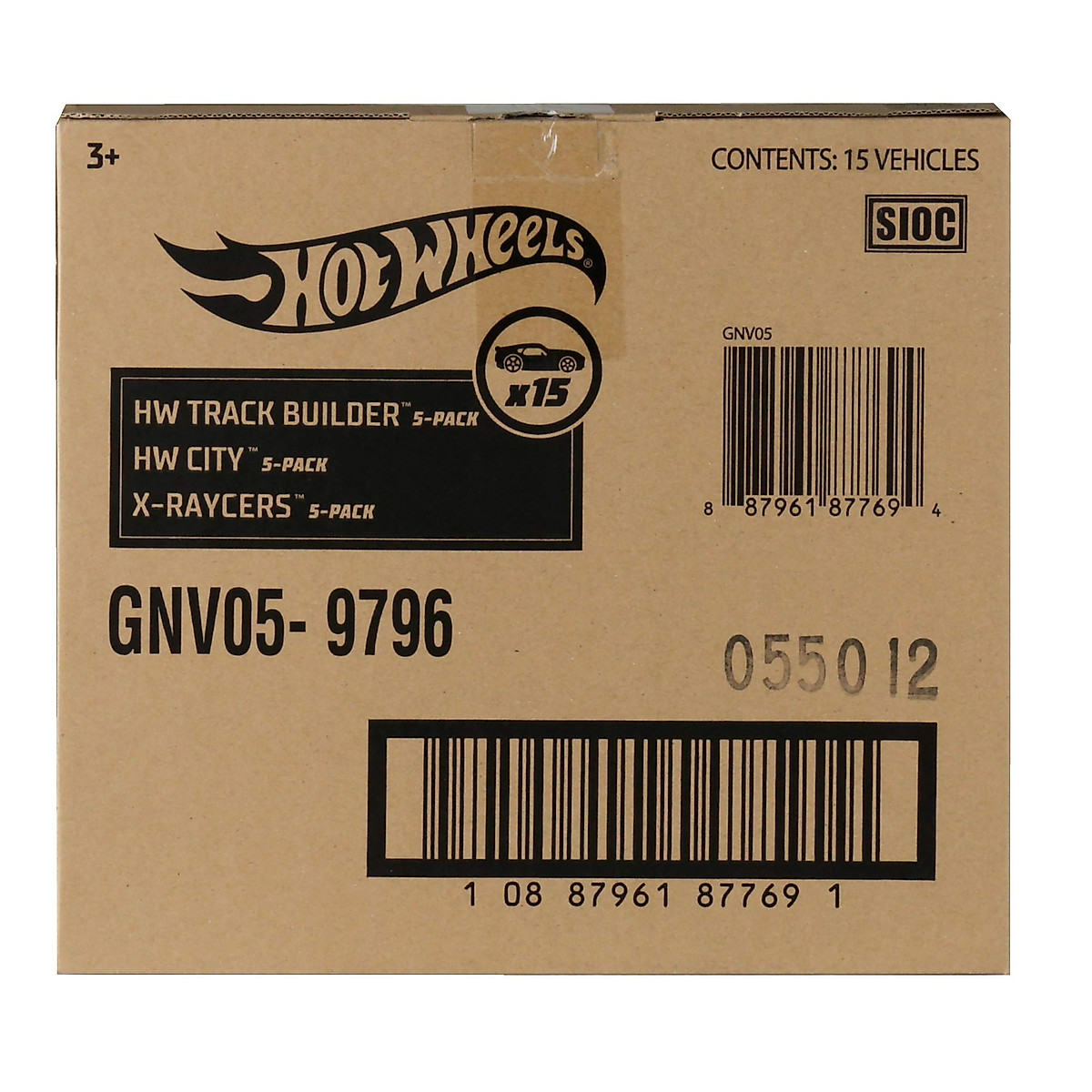 Hot Wheels Track Bundle City Track Builder X-Raycers 5-Pack 1:64 Scale Die-Cast Cars Collectors of All Ages Colorful Graphics Exclusive Great Gift Idea 3 Years and Older