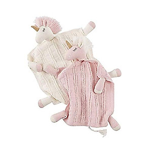 Mud Pie Ivory Knit, Unicorn Baby Lovey