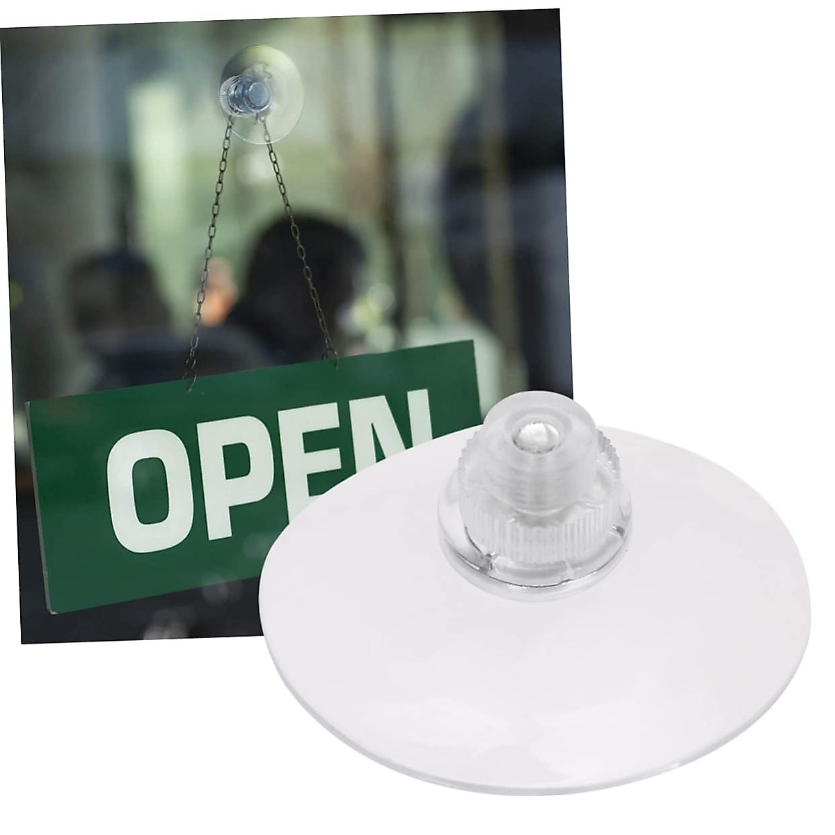 Holibanna 10pcs Seamless Hooks Mushroom Key Hook Heavy Duty Suction Cups Splinter Decorating Self- Hooks Punch- Hooks Bedroom Supahbadd Wall Hook Hanger Wall Mount No Punching