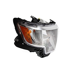 Evan Fischer Driver and Passenger Side Headlight Set of 2 Compatible with 2007-2010 Ford Edge - FO2503228C, FO2502228C