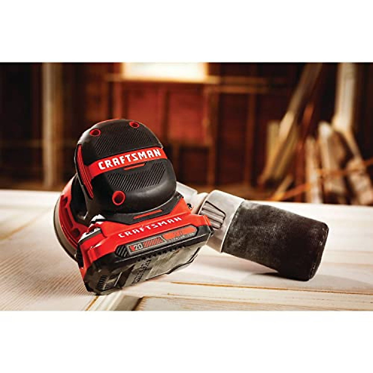 CRAFTSMAN V20* Random Orbit Sander, Tool Only (CMCW220B)